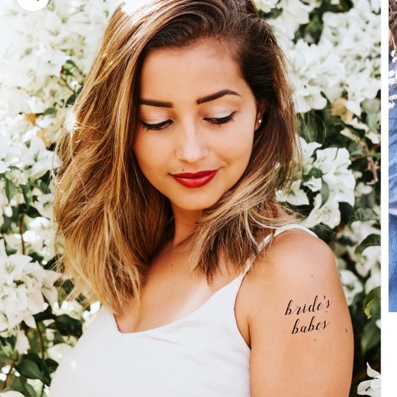 inked by dani | Makeup | Host Pickinked By Dani Bride To Be Pack Temporary Tattoos | Poshmark